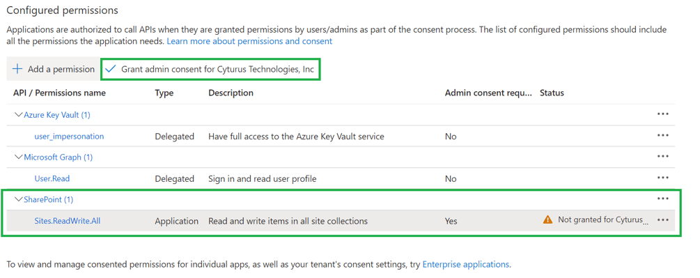 Use Microsoft Entra ID Application Permissions authentication with ...
