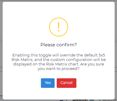 Risk Matrix Configurability